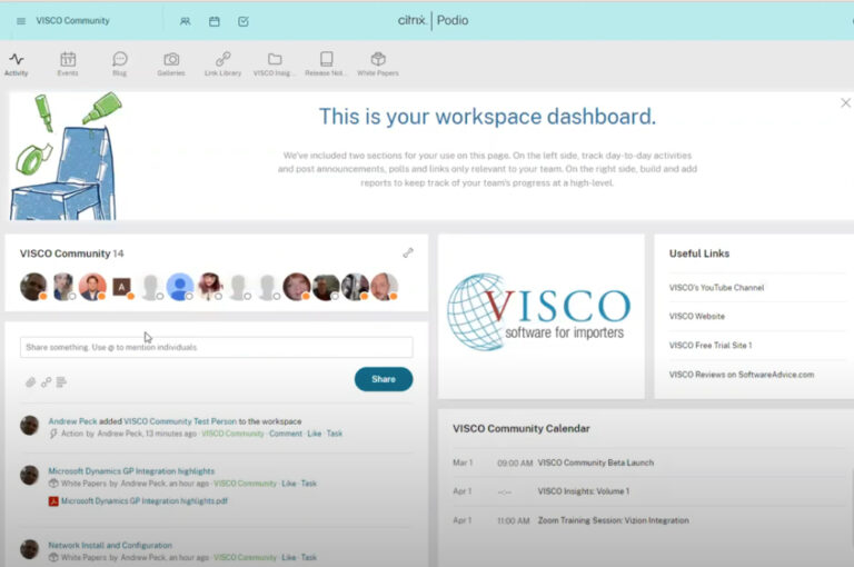 Global trade ERP, import and export software | VISCO Software